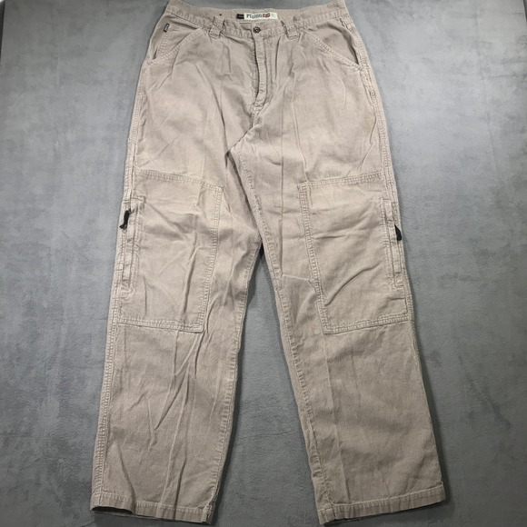 Plugg | Pants | Vintage Y2k Plugg Corduroy Cargo Pants Mens 34x34 Beige ...